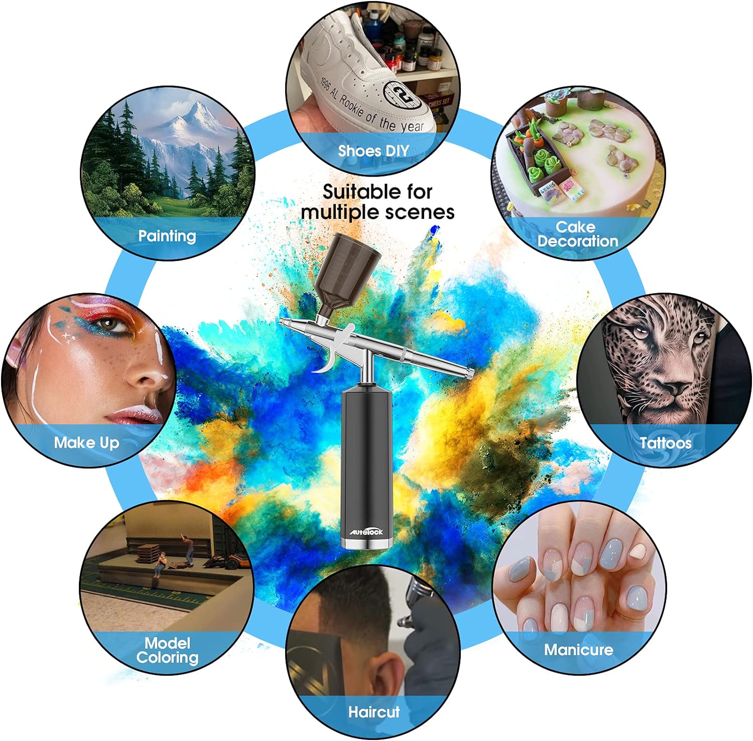 Barber Airbrush Kit: Essential Tools for Precision Styling - eCommercefun